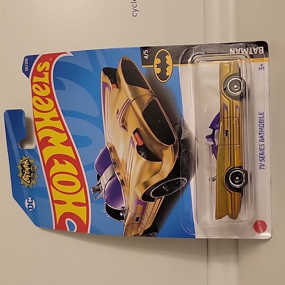 Other | Hotwheels Tv Series Batmobile In Gold Unopened | Poshmark